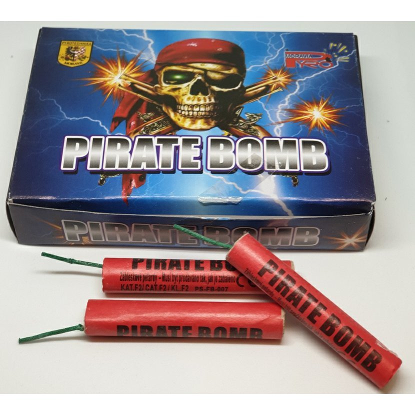 Petardy Pirate Bomb | Konopné masti, zábavná pyrotechnika